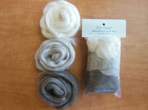 Fiber Trends Natural Roving Variety Pack